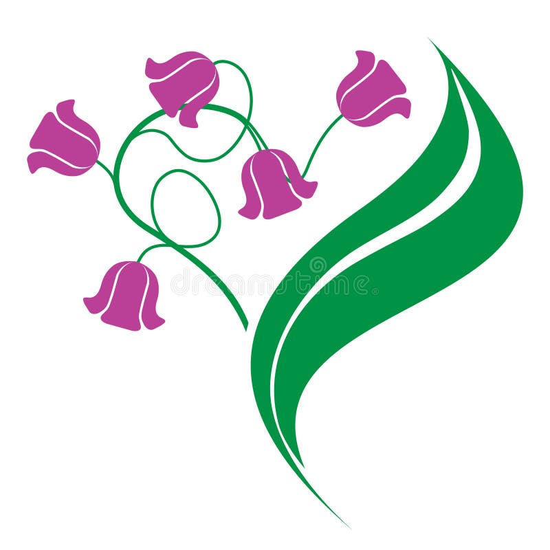 Bellflower stock illustration. Illustration of hearts - 9917134