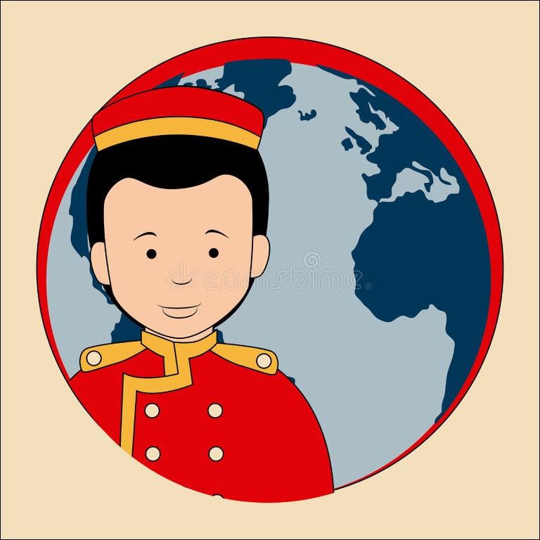 Bellman ilustración del vector. Ilustración de lindo - 36081352