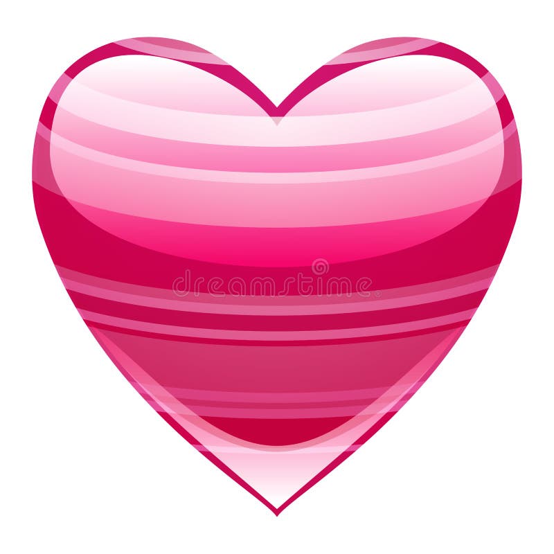 Bello cuore illustrazione vettoriale. Illustrazione di bordo - 17533273