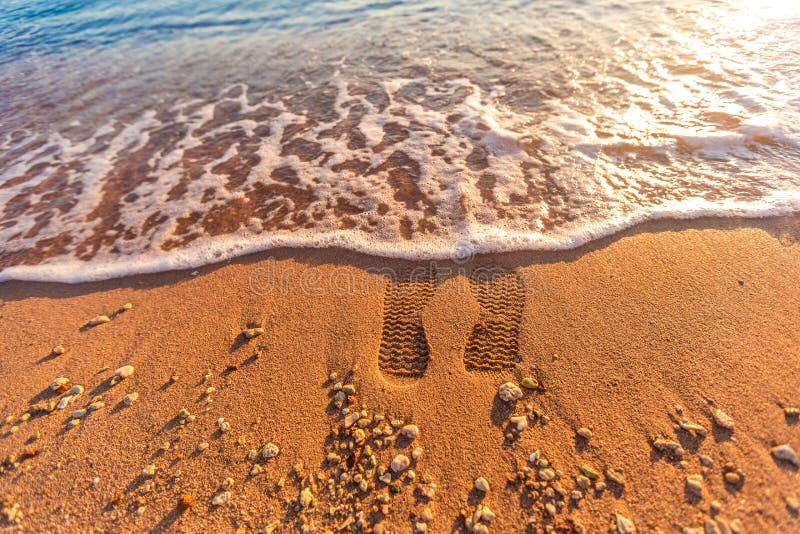 Bello Mare Della Costa Della Spiaggia in Rosso, Egitto Fotografia Stock ...