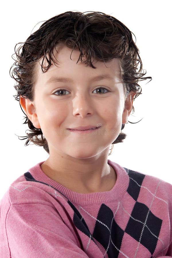 Bel bambino fotografia stock. Immagine di arricciature - 10877186