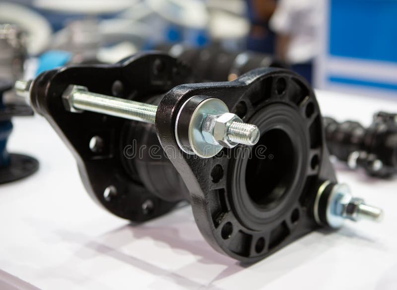 Bellow flexible joint stock image. Image of close, machine - 259227889