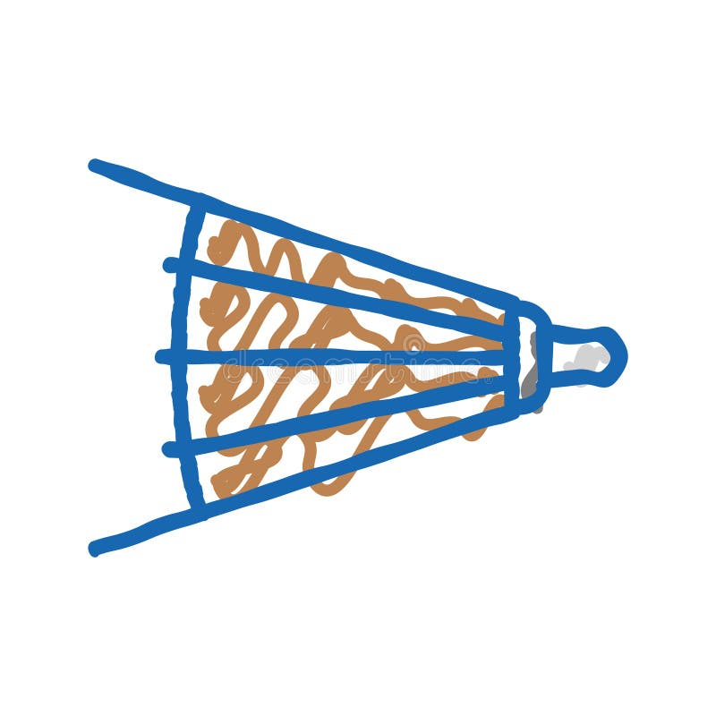 Bellows Blacksmith Icon Doodle Illustration Stock Vector - Illustration ...