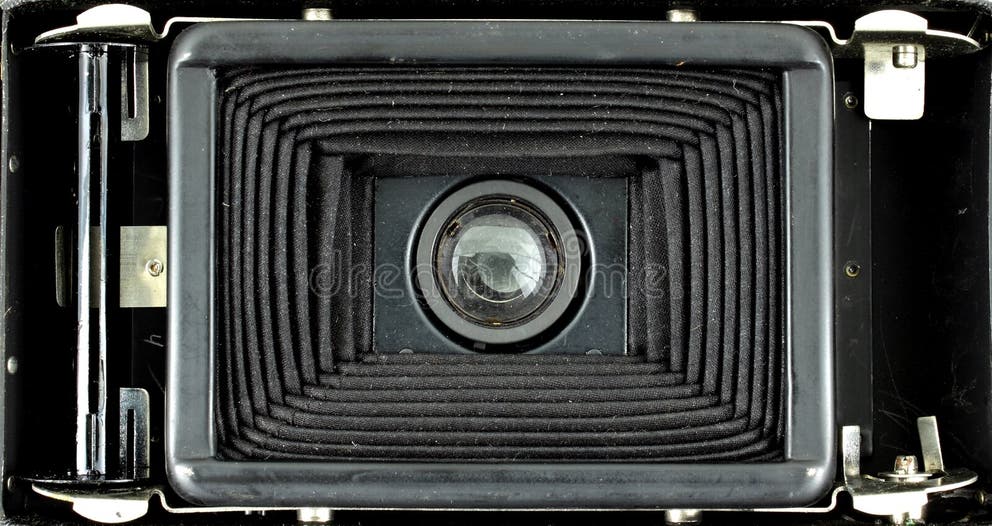 The Bellows of a Medium Format Film Folding Camera Stock Image - Image ...