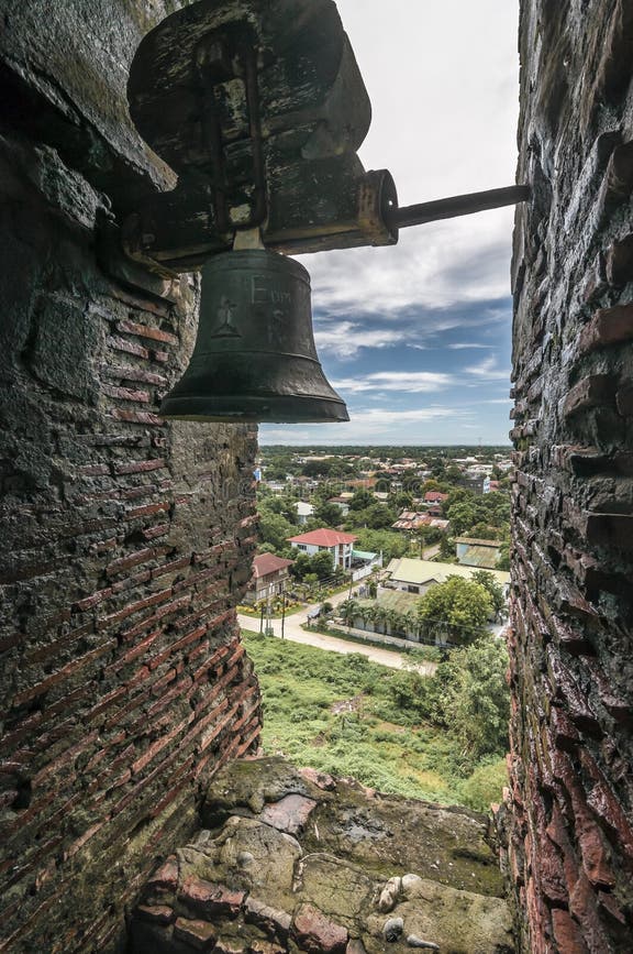 Bells of bantay tower stock photo. Image of asia, basilica - 27931382