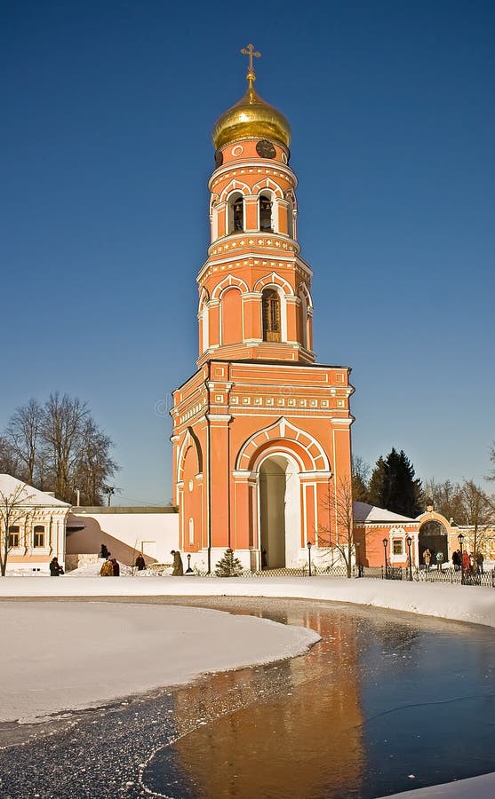 Belltower stock photo. Image of hours, architecture, monastery - 13091498