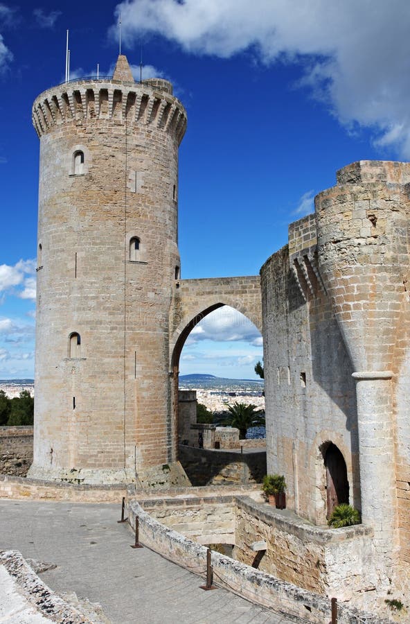 Bellver Castle , Palma , Mallorca Stock Image - Image of belver ...