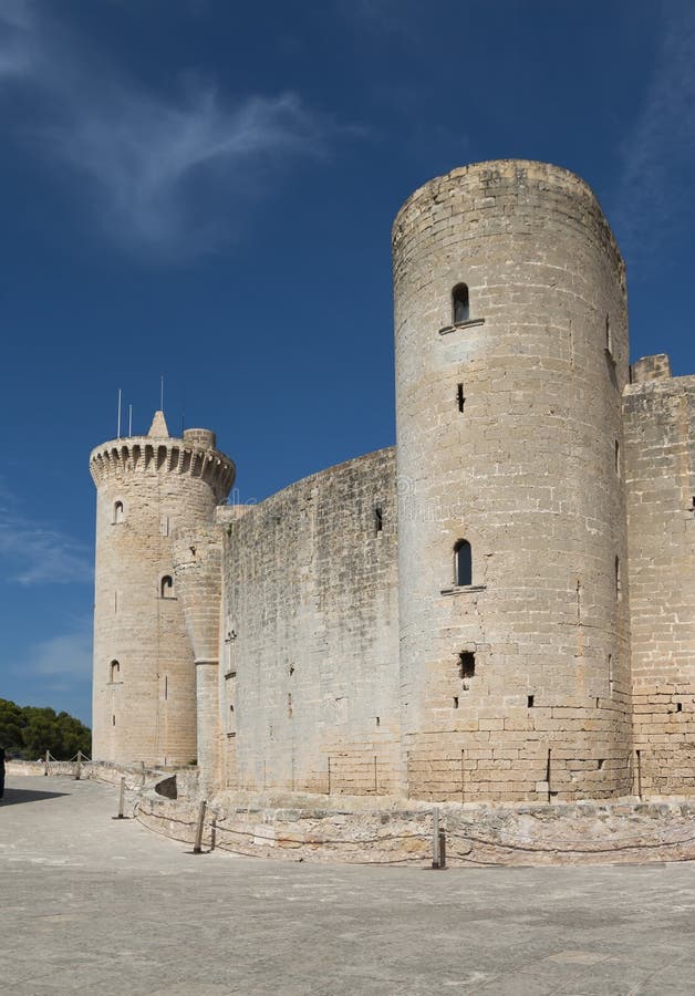 Bellver castle stock photo. Image of monarchy, bellver - 35761582