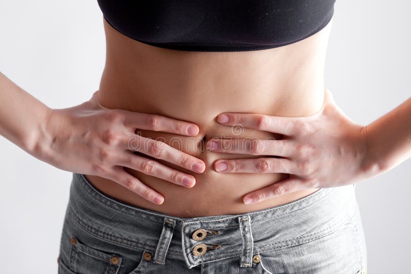 Belly. stock image. Image of line, healthy, fatness, body - 14134401