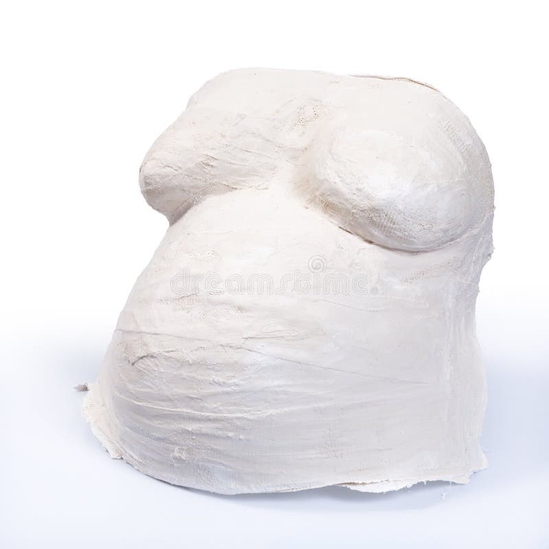 Belly cast with blue bow stock image. Image of cast, pregnant - 44907013