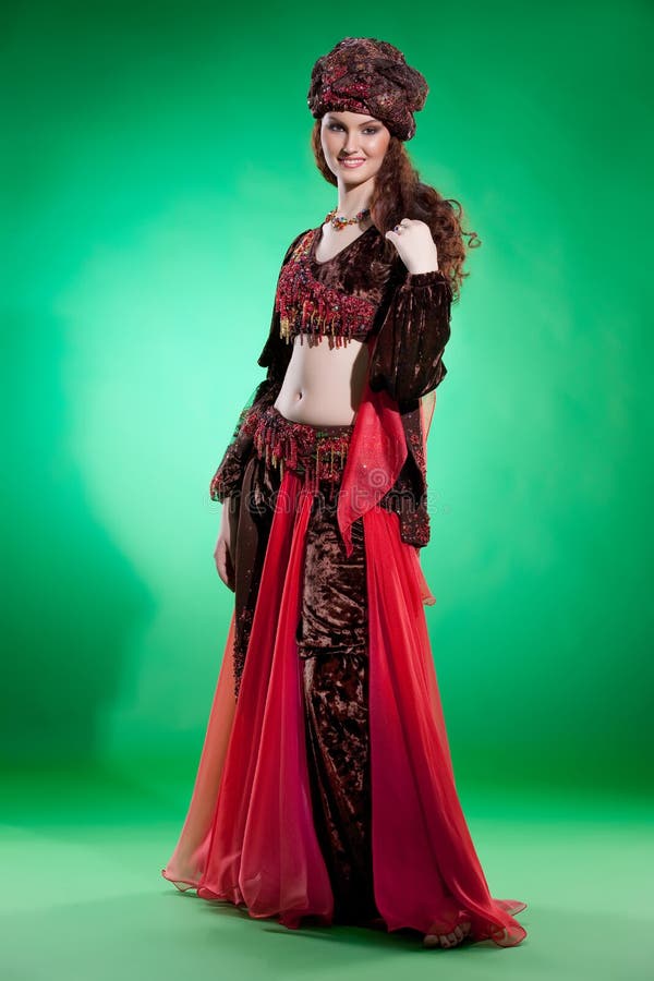 Belly Dancer stock photo. Image of dancer, decor, barefoot - 12616040