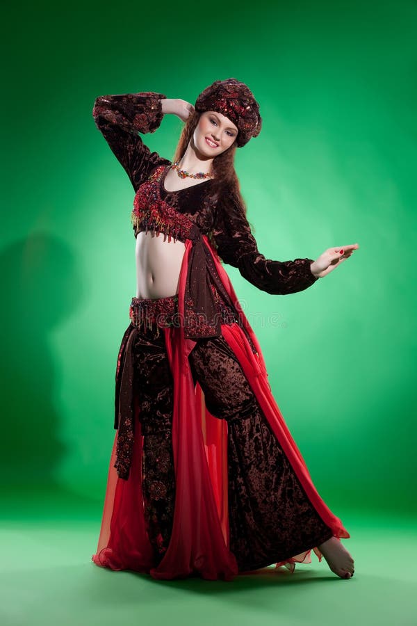 Belly Dancer stock photo. Image of dancer, decor, barefoot - 12616040