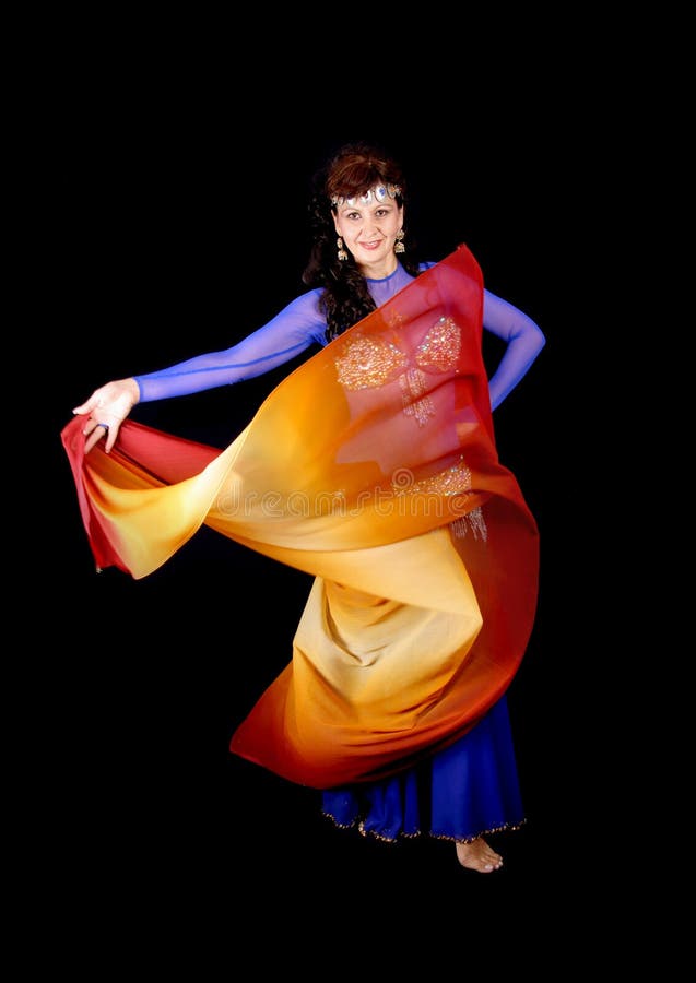 Belly dancer stock photo. Image of isolated, dancing, headband - 3146106