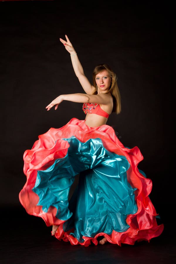 Belly dancer stock photo. Image of blond, asia, caucasian - 31336968