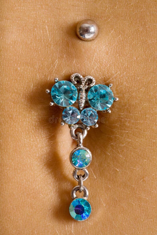Bellybutton piercing stock photo. Image of accessory, closeup - 6625130