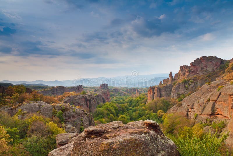 The Belogradchik Rocks Wonder Stock Image - Image of tourism, wonder ...