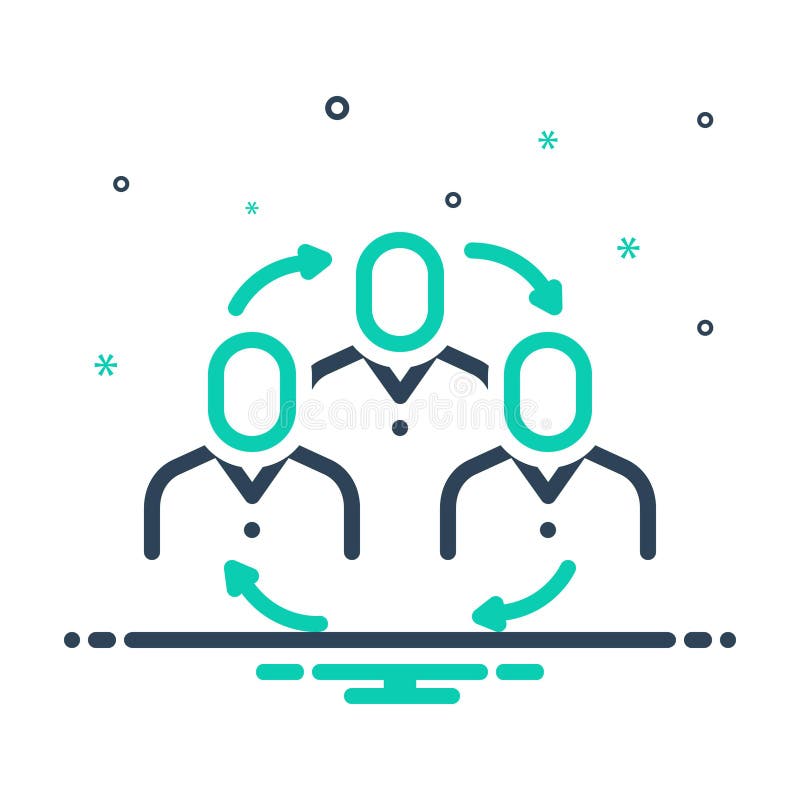 Mix Icon for Belong, Pertain and Group Stock Vector - Illustration of ...