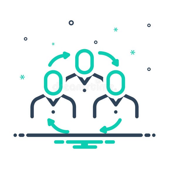 Mix Icon for Belong, Pertain and Group Stock Vector - Illustration of ...