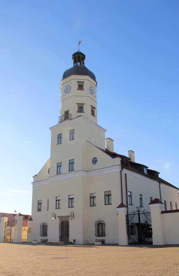 Belorussian castle one stock photo. Image of history - 129292338
