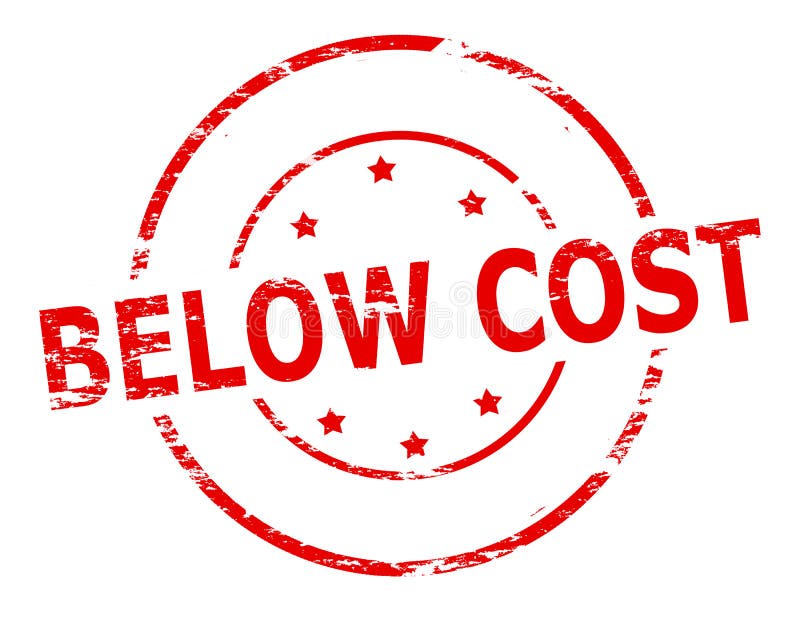 Below cost stock illustration. Illustration of rectangular - 92069837