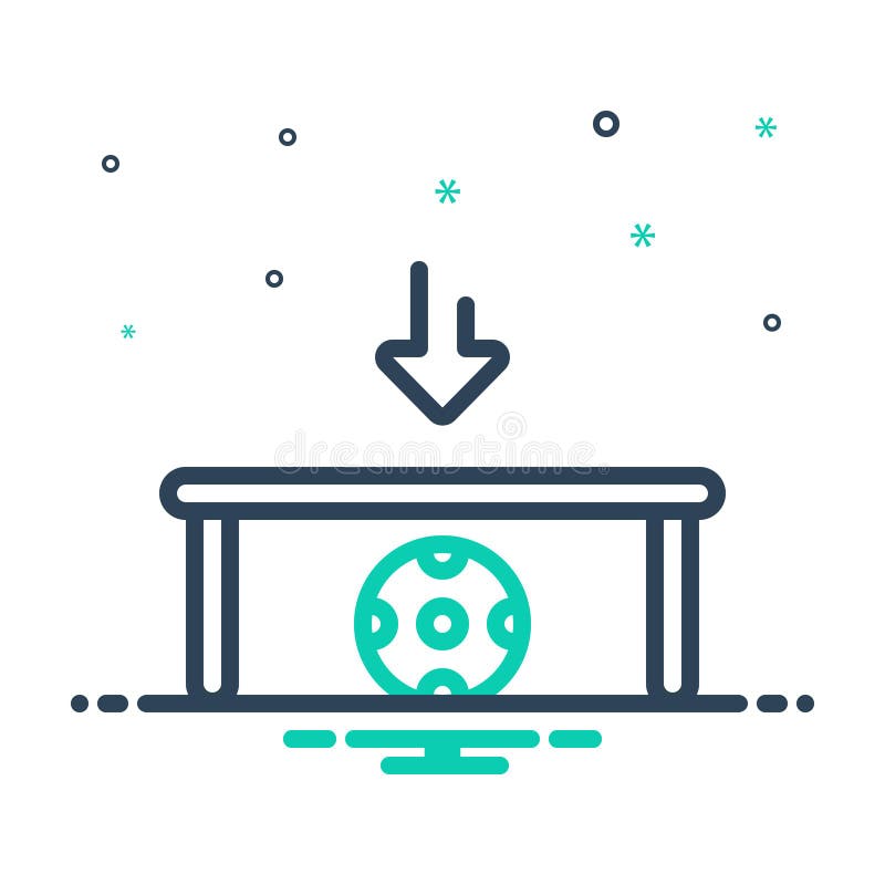 Mix Icon for Below, Down and Beneath Stock Vector - Illustration of ...