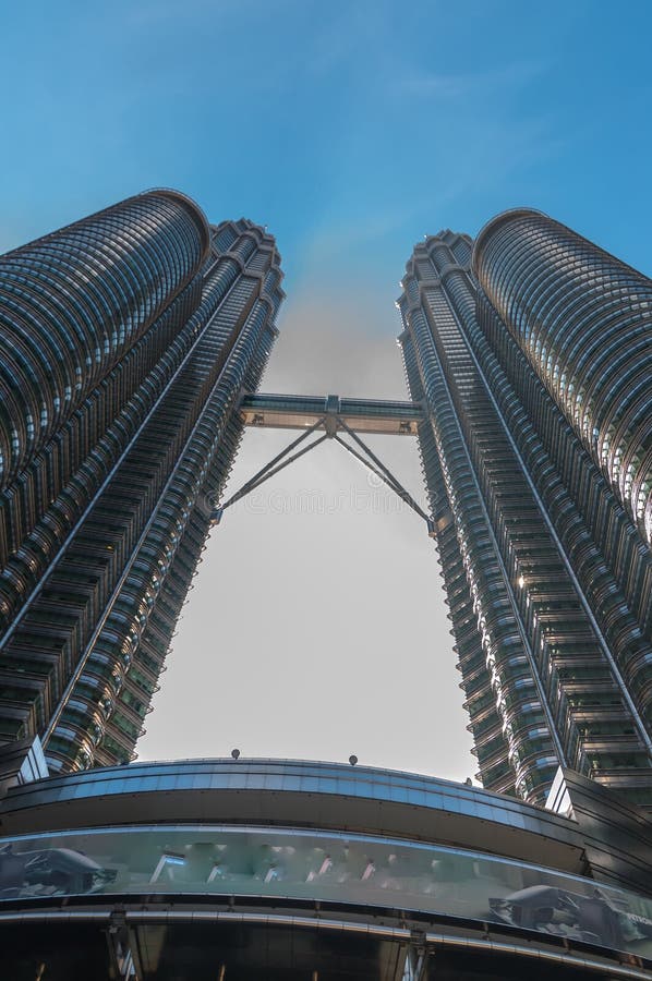 From below KLCC editorial photography. Image of landmark - 40551597