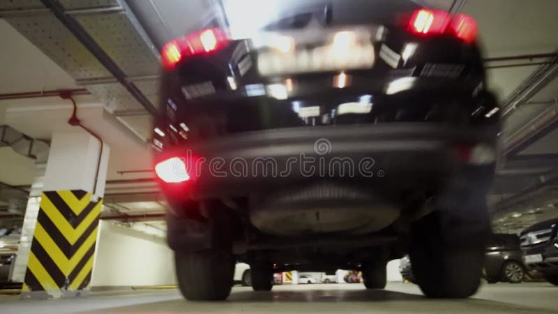 Below View of Car Which Rides by Underground Stock Video - Video of ...