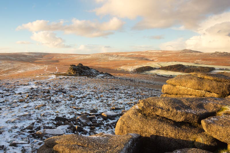 Belstone snow stock image. Image of scenic, british, moorland - 37562683