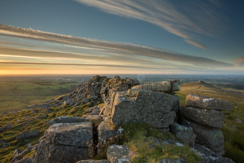 Belstone Tor Dartmoor Devon Uk Stock Image - Image of bleak, moor: 29087687
