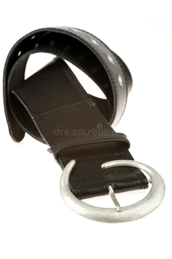Brown belt. stock photo. Image of brown, isolated, fashion - 8683146