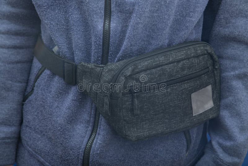 Belt Bag .a Bag for Carrying Small Things and Documents Stock Photo ...
