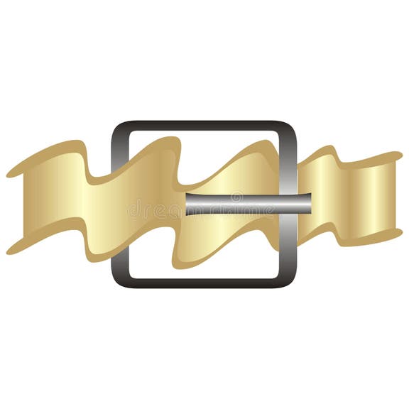 Belt and buckle stock vector. Illustration of symbol, vector - 2500887