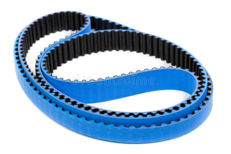 Belt Car Engine Isolated White Background Stock Image - Image of belt ...