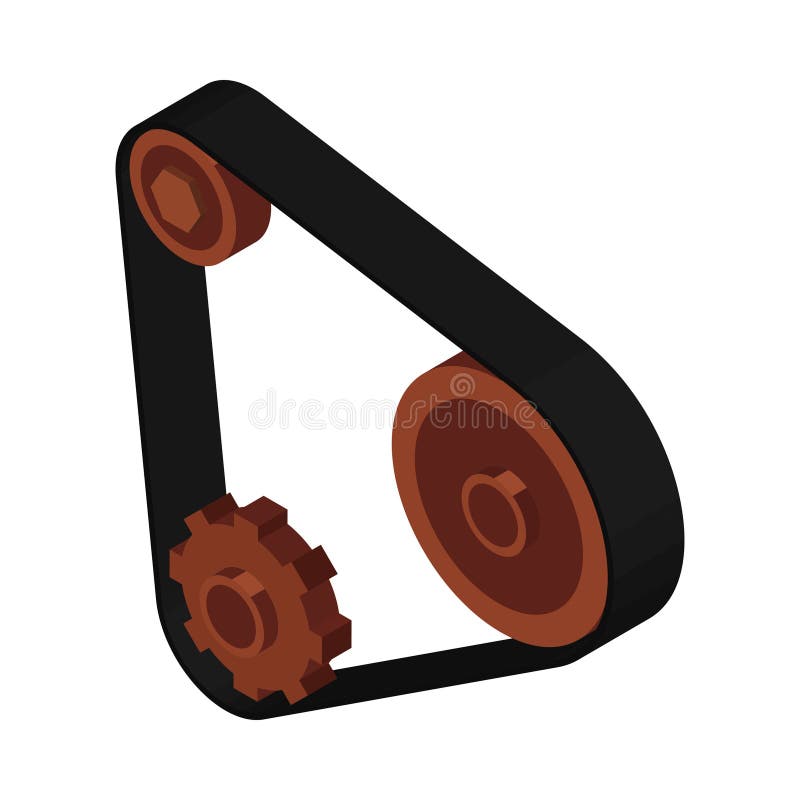 Belt Drive Icon stock vector. Illustration of drive - 273541090