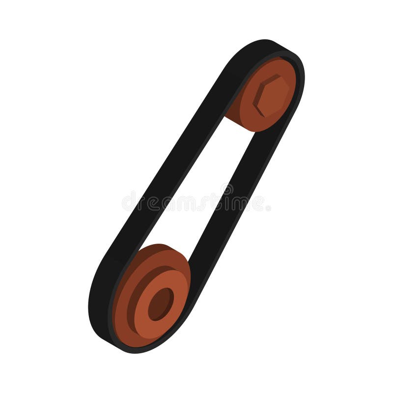 Belt Drive Icon stock vector. Illustration of drive - 273541090