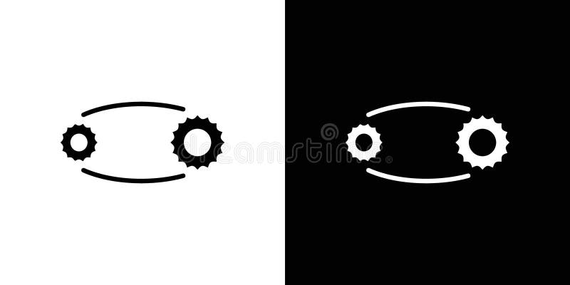 Belt Drive Icon Set Vector Illustration Stock Illustration ...