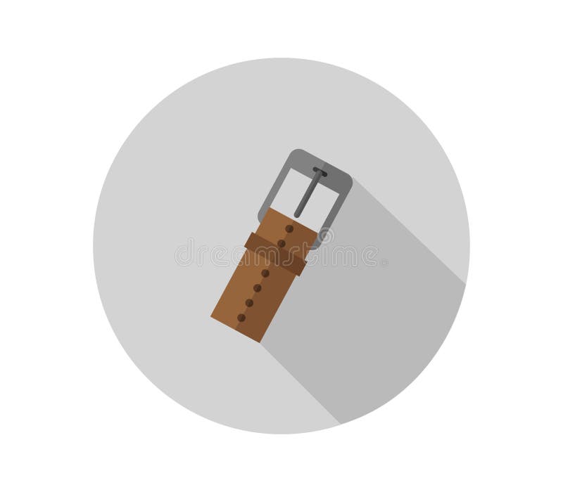 Belt Icon Illustrated in Vector on White Background Stock Illustration ...