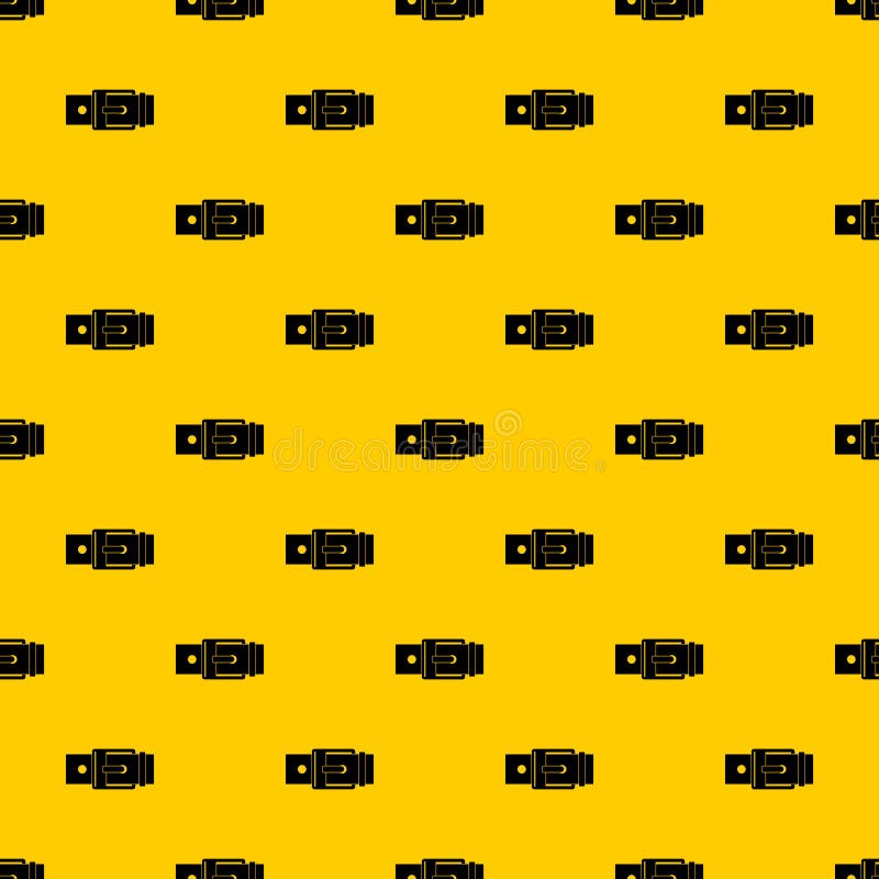 Belt with Square Buckle Pattern Vector Stock Vector - Illustration of ...