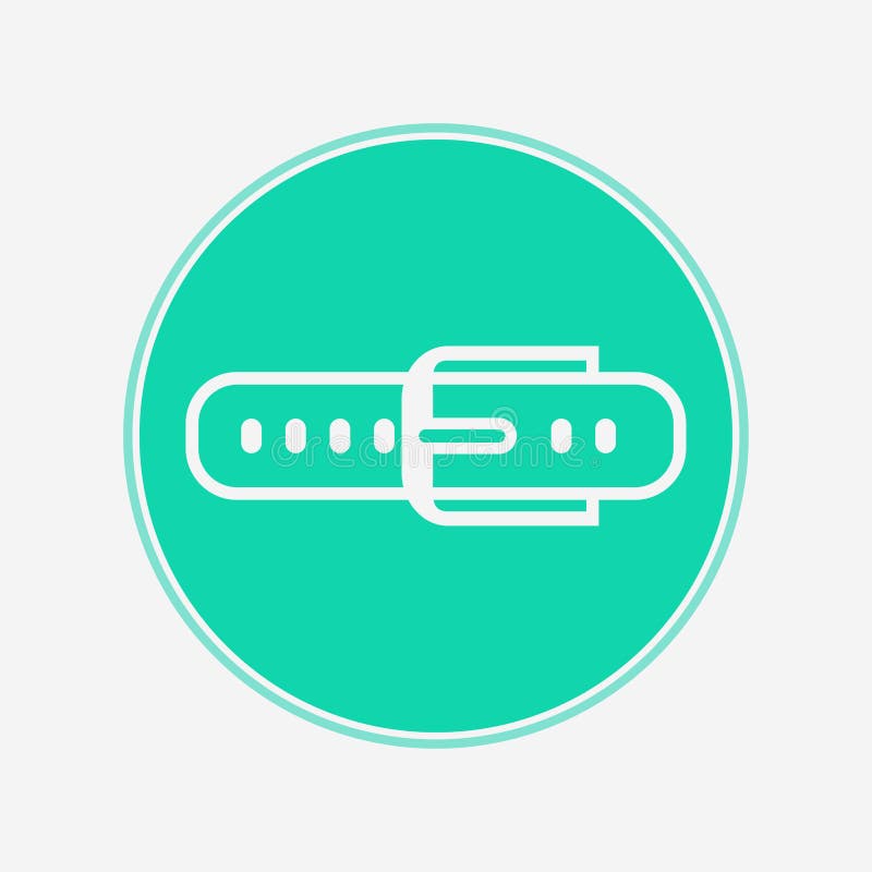 Belt Vector Icon Sign Symbol Stock Vector - Illustration of belt ...