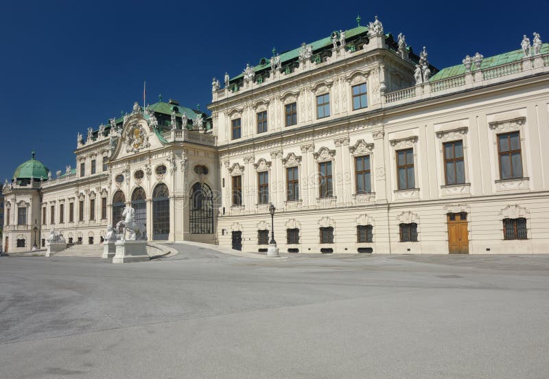 Belveder stock image. Image of landscape, history, viena - 9226189