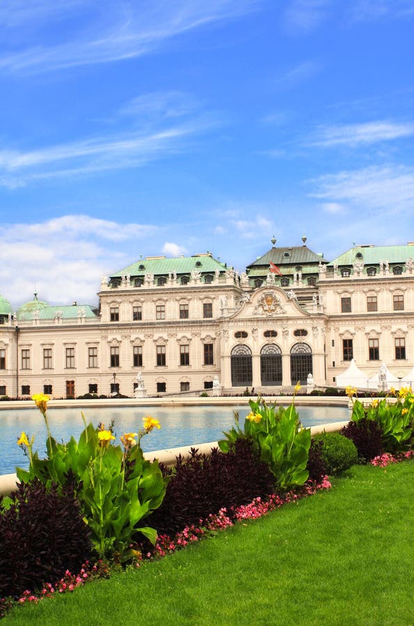 Vienna Summer Palace stock image. Image of belvedere - 13033603