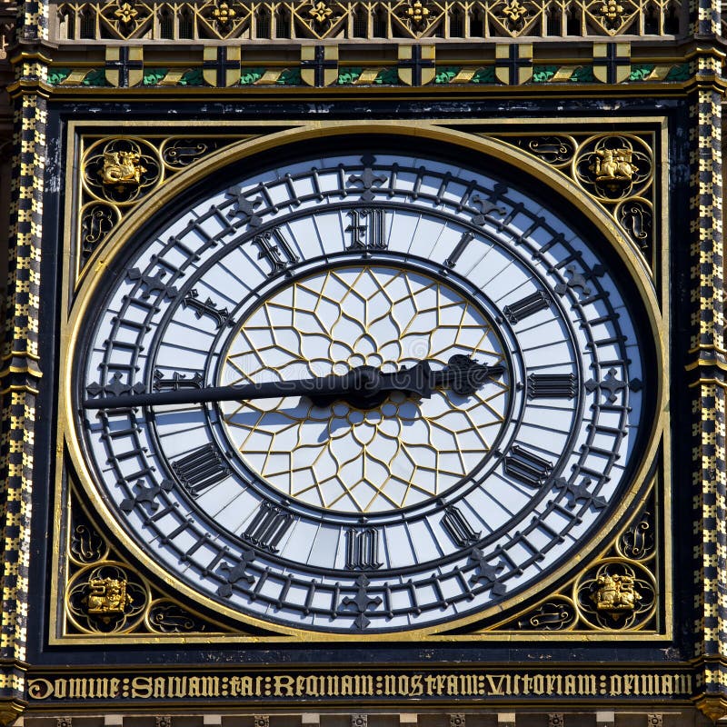 Ben Clock Face Detail Grande Em Londres Imagem de Stock - Imagem de ...