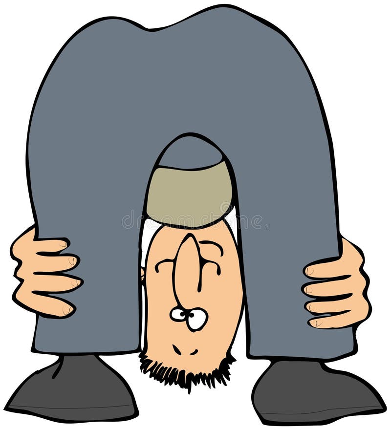 Ben Dover stock illustration. Illustration of male, rear - 10884117