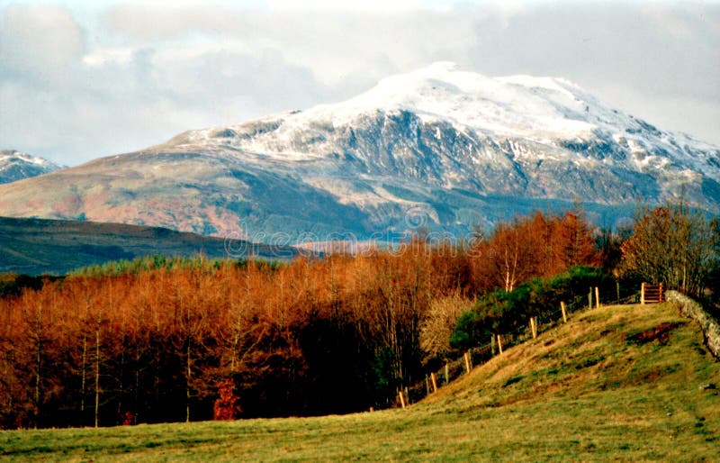 Ben Ledi Kilmahogl Near Callander. Stirlingshire,Scotland,UK. Stock ...