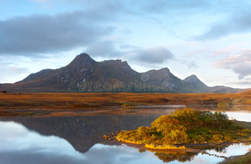 Ben Loyal stock photo. Image of munro, catching, cloud - 3091422