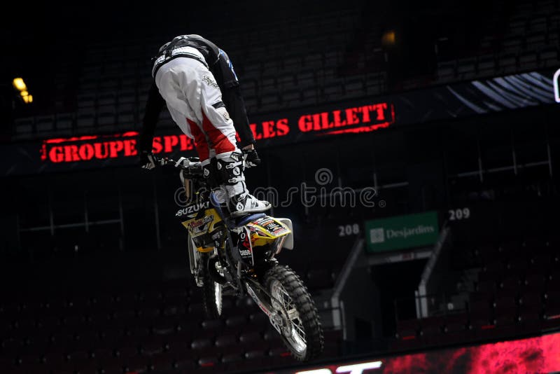 Ben Milot Free Style Motocross Editorial Stock Image - Image of empty ...