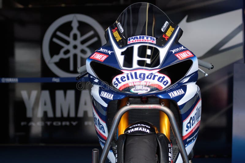 Yamaha YZF R1 SBK Racing Team Editorial Photo - Image of official ...
