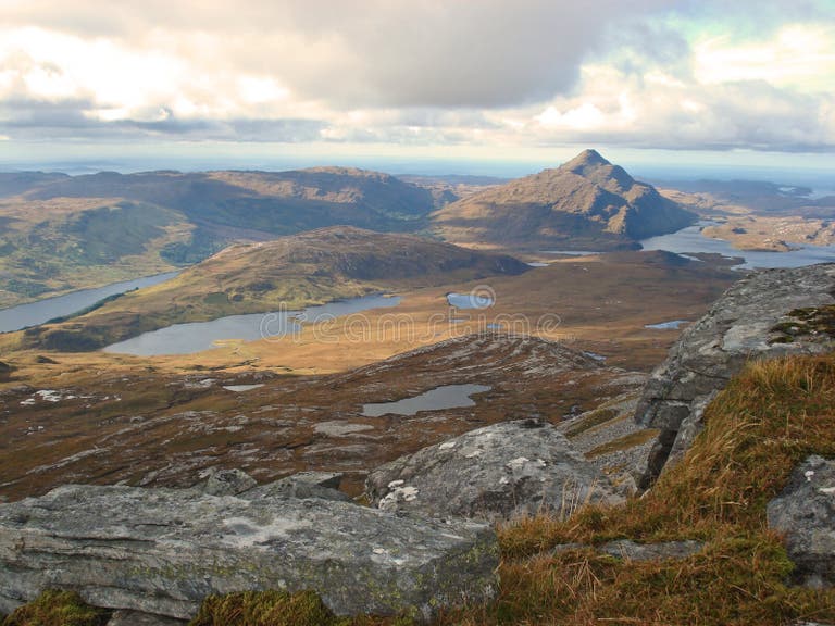 Ben Stack, Highlands, Scotland Stock Photo - Image of panorama, autumn ...