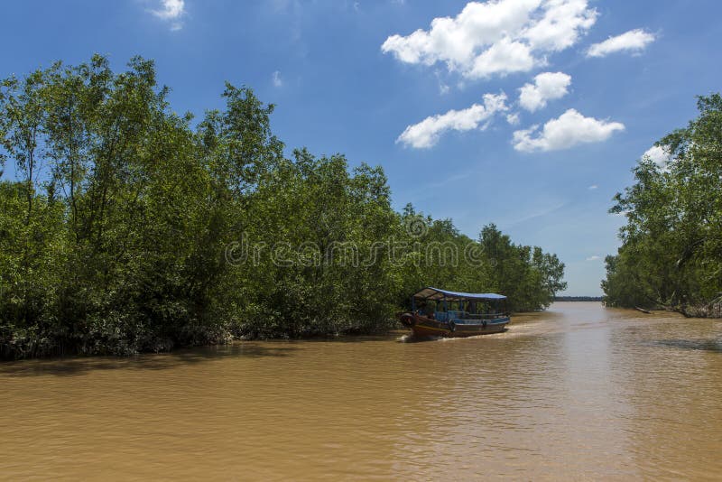 Ben Tre river 3 editorial stock image. Image of province - 47249439
