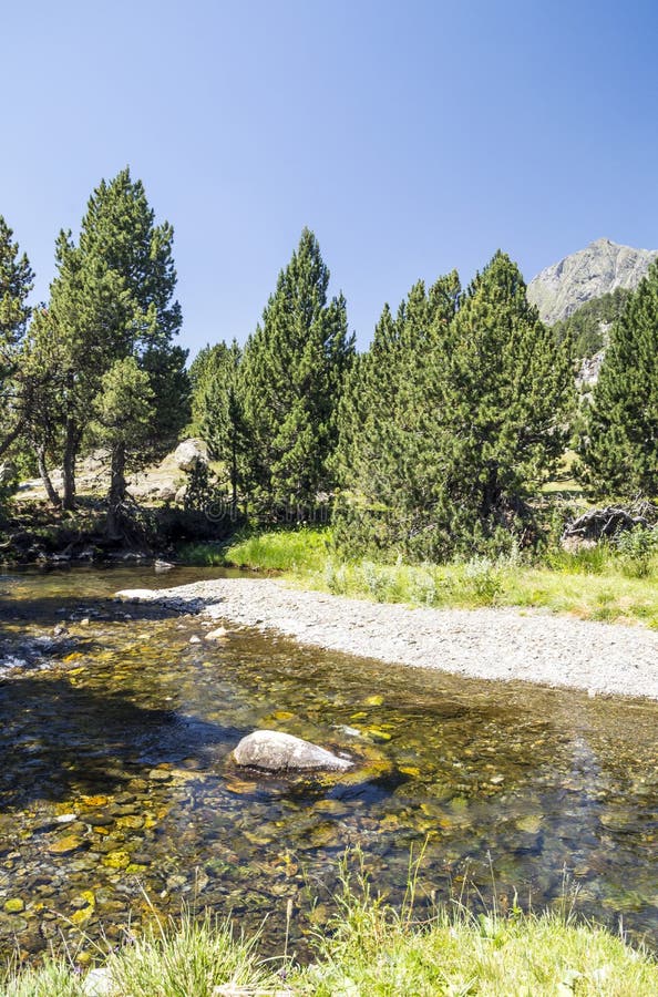 Benasque river stock image. Image of mountain, ordino - 97261061